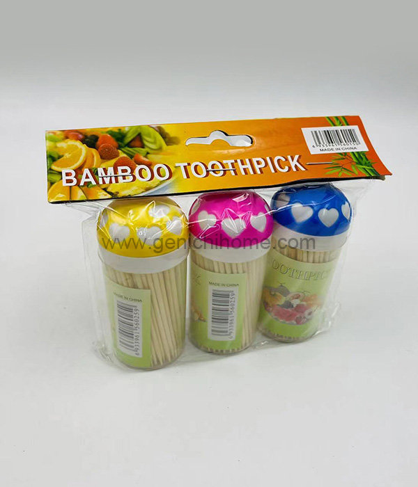 Bamboo toothpick 3pcs -Genichi Home & Life Essentials